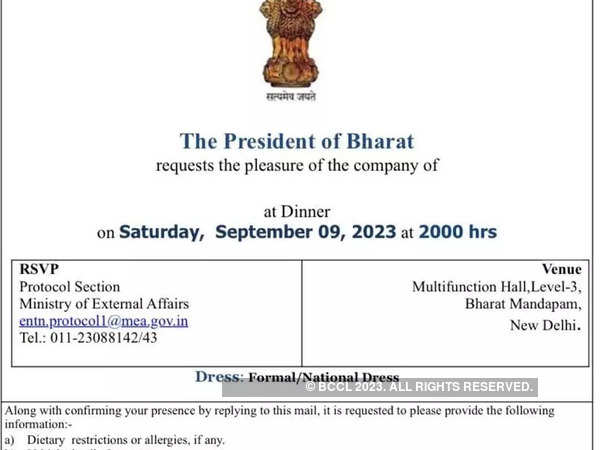 India Vs Bharat Debate Sets Tongues Wagging The Shillong Times